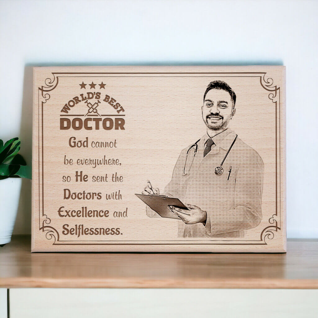 Personalized Wooden Photo Frame - Custom Engraved 12x9 Inch Plaque ...