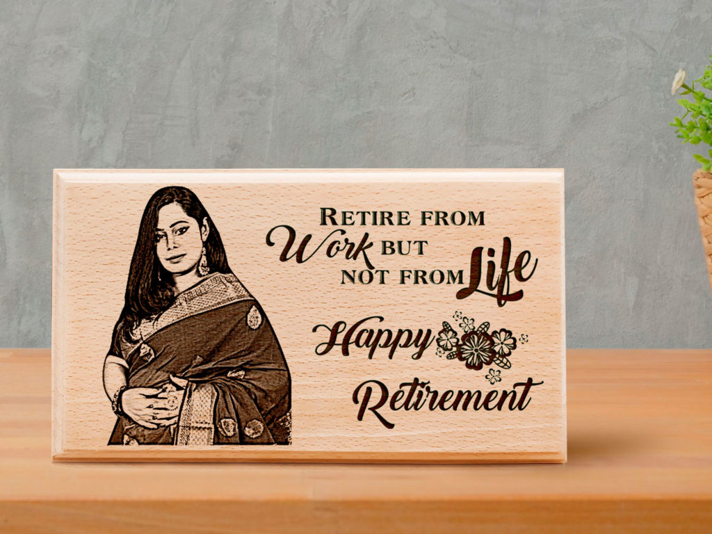 Personalized Engraved Photo Plaque Retirement Gift for Father or Boss ...