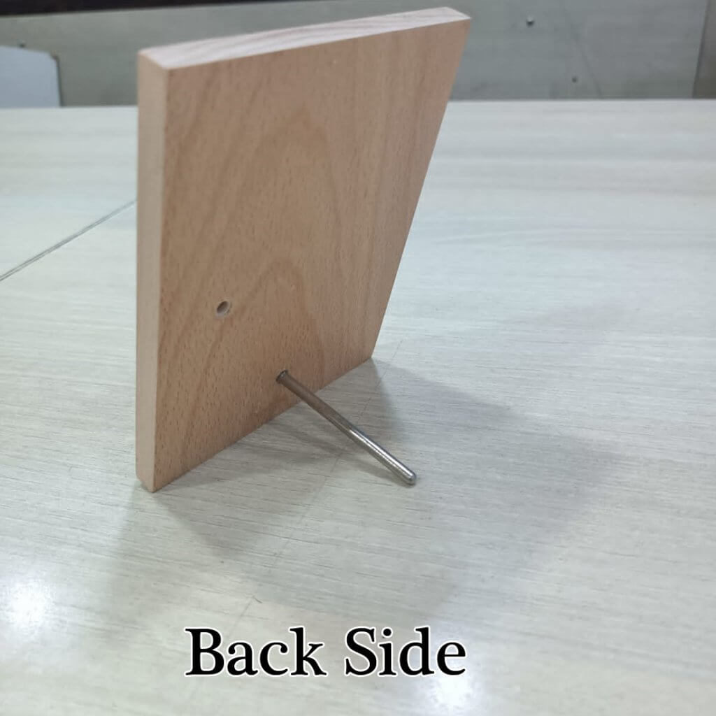 Customized Engraved Wooden Frame with Photo and Carved Message Happy ...