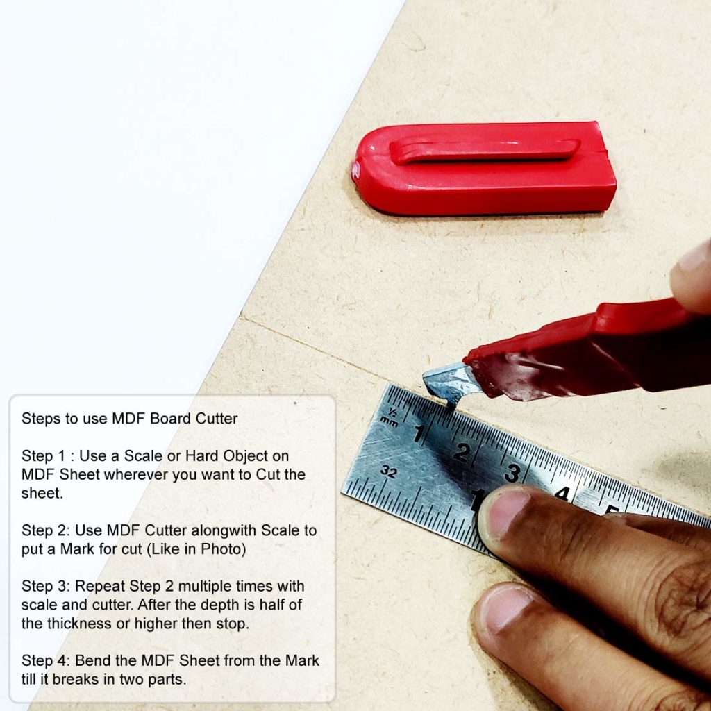 MDF Boards for Art and Craft Use with MDF Board Cutter Set of 12 MDF ...