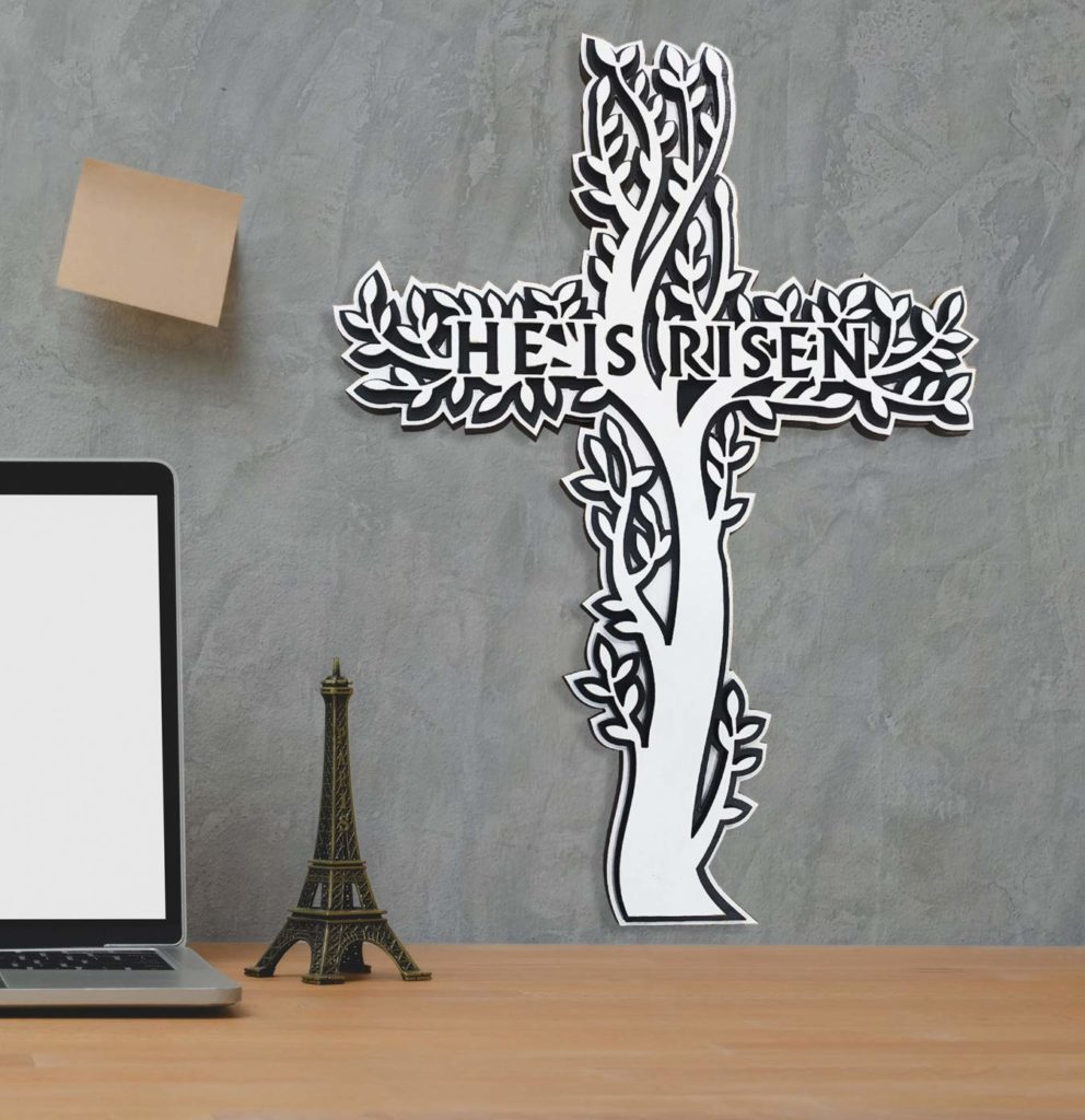 Jesus Small Tree Shaped Cross Christian Gifts for Christmas or Easter ...