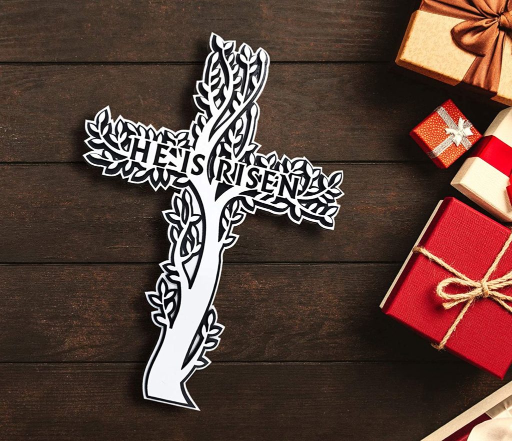 Jesus Small Tree Shaped Cross Christian Gifts for Christmas or Easter ...