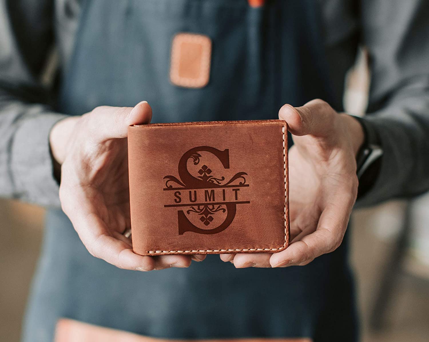 Personalized Name Wallets For Men Brown Incredible Gifts personalized-name-wallets-for-men-brown-incredible-gifts