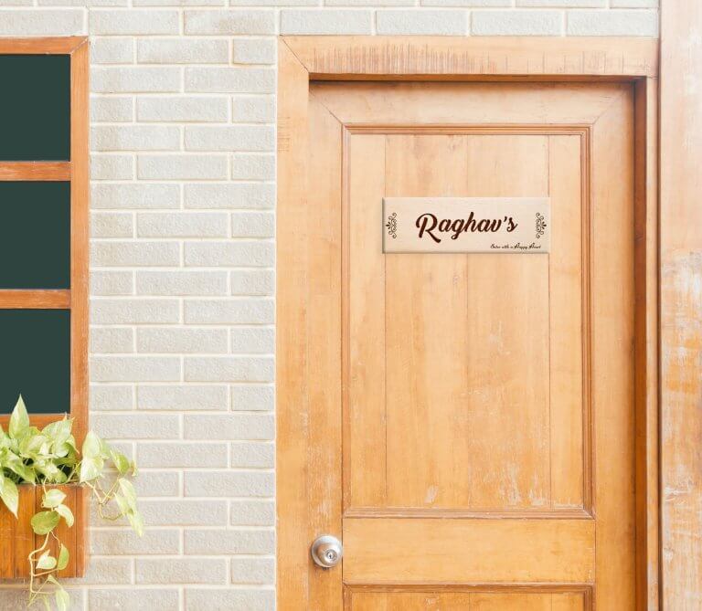 Personalized Engraved Entrance Board for House Outdoor - Incredible Gifts