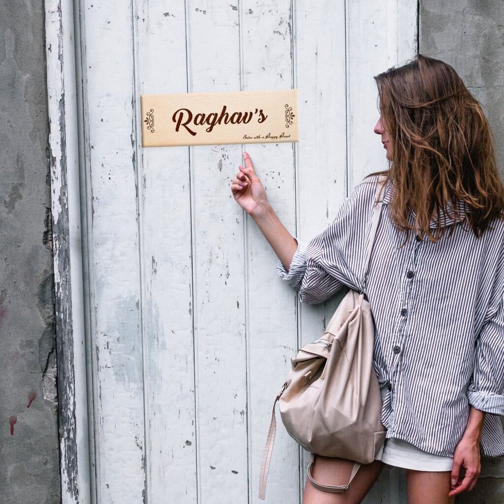 Personalized Engraved Entrance Board for House Outdoor - Incredible Gifts