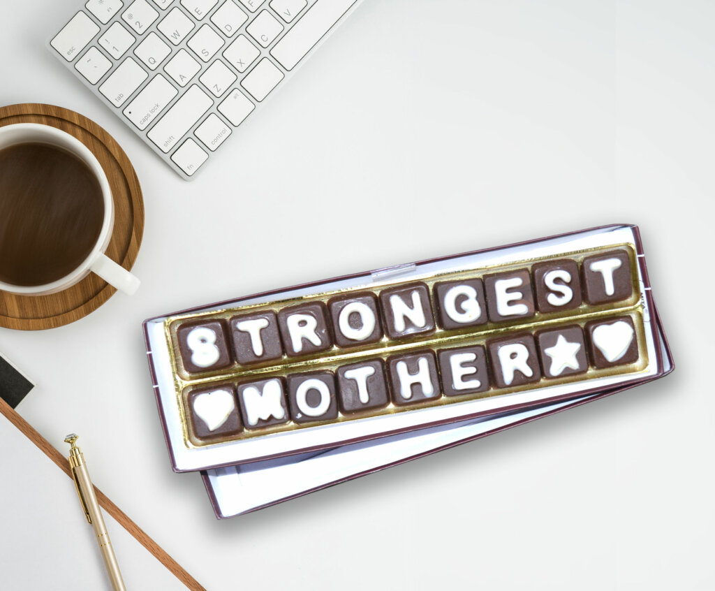 Handmade Strongest Mother Personalized Chocolate Gift for Mom ...