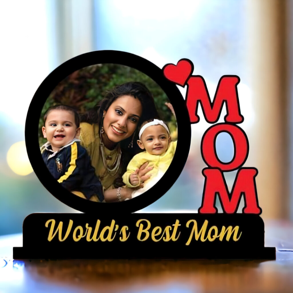 Customized World's Best Mom Table Top Photo Frame For Mom - Incredible ...