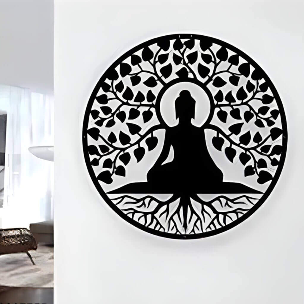 3D Buddha Wall Sticker For Home Art Decor - Incredible Gifts