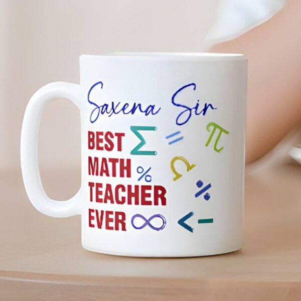 Personalized Photo Coffee Mug for Best Math Teacher Ever - Incredible Gifts