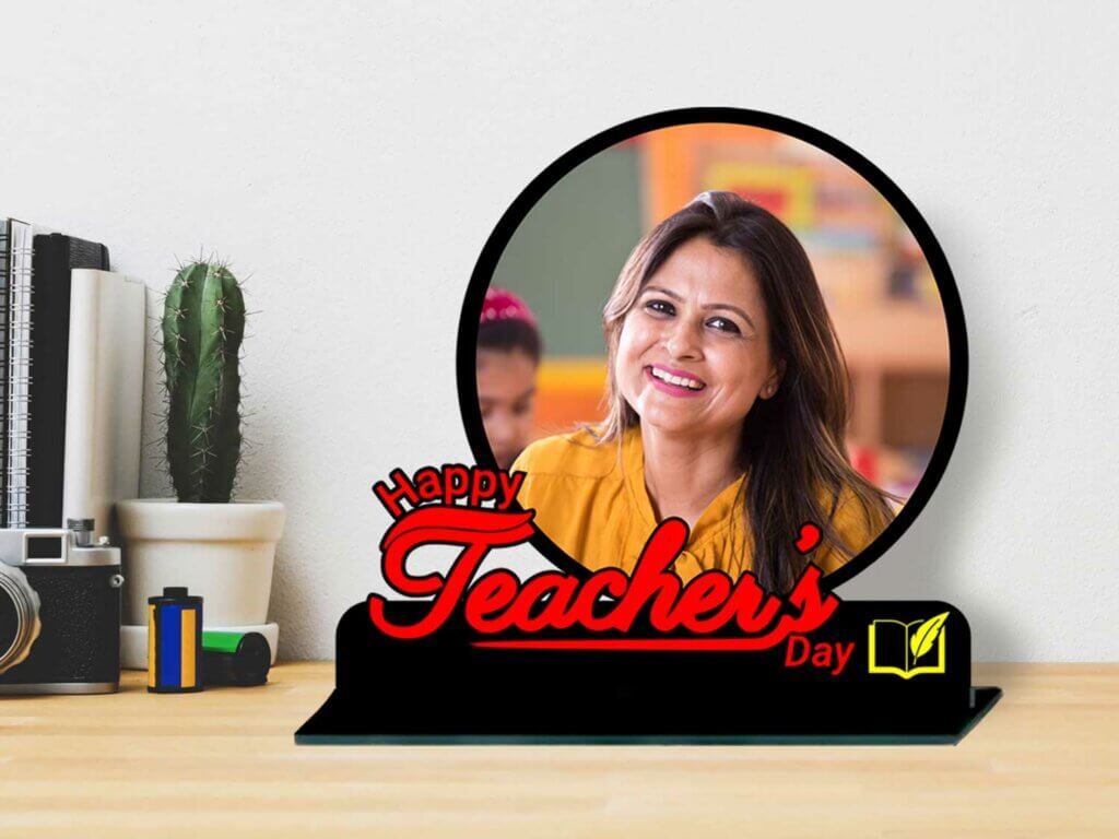 Personalized Table Top Photo Frame for Teachers Day - Incredible Gifts