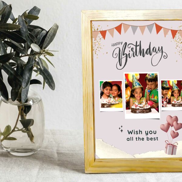 Personalized Happy Birthday Collage Photo Frame - Incredible Gifts