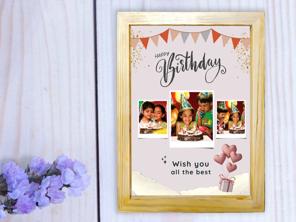 Personalized Happy Birthday Collage Photo Frame Incredible Gifts