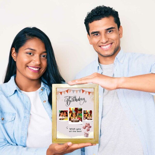 Personalized Happy Birthday Collage Photo Frame - Incredible Gifts