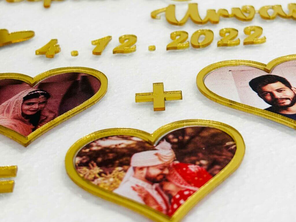 Personalized Wedding Photo Frame For Married Couple - Incredible Gifts