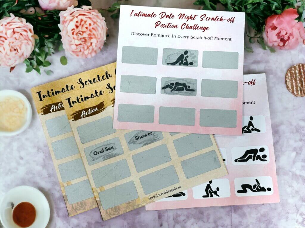 Intimate Passion Play Scratch Off Card Combo For Couple - Incredible Gifts