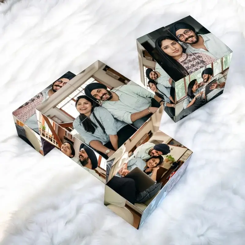 Personalized Premium Wooden Rolling Dice Cube With Photos - Incredible ...